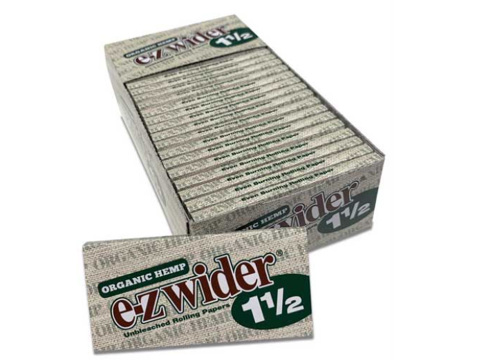 EZ WIDER ORGANIC HEMP 1 1/2 24 BOOKLETS – JAY JAY DISTRIBUTORS INC